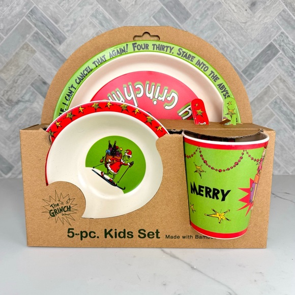 Dr. Seuss | Holiday | New Dr Seuss The Grinch Christmas Dish Set | Poshmark